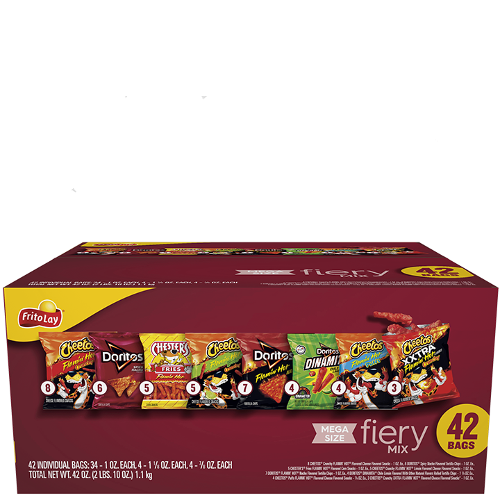 FRITO-LAY® Fiery Mix Mega Size Variety Pack | Variety Packs